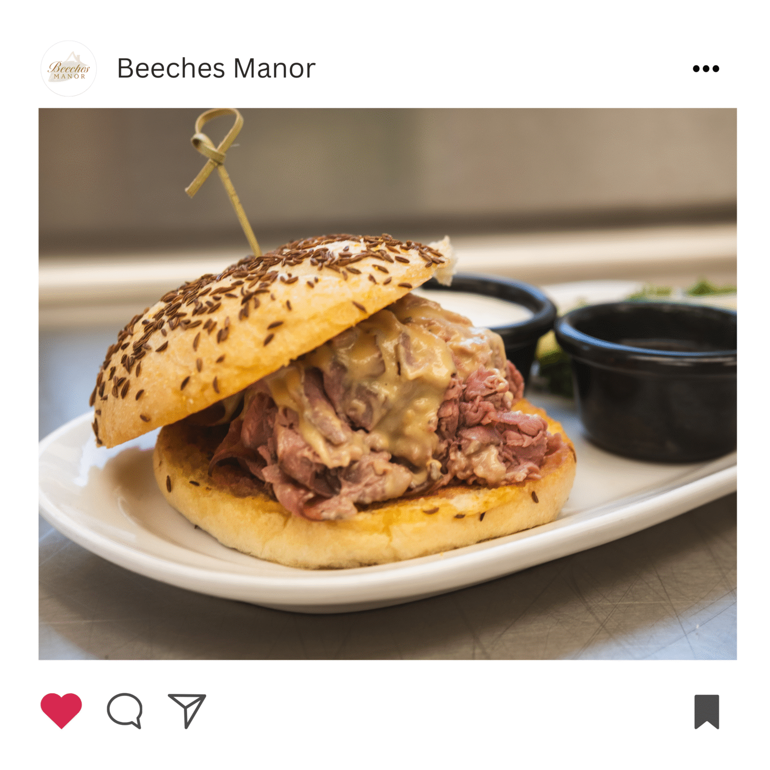 Menu - Beeches Manor